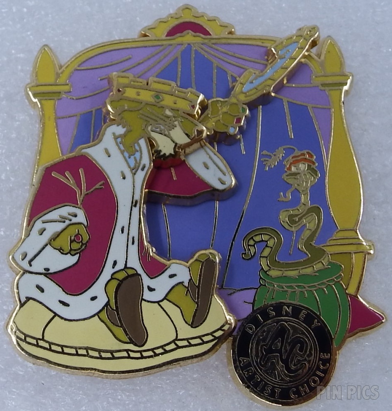 PP50893 - WDW - Artist Choice - Prince John with Sir Hiss - PinPics