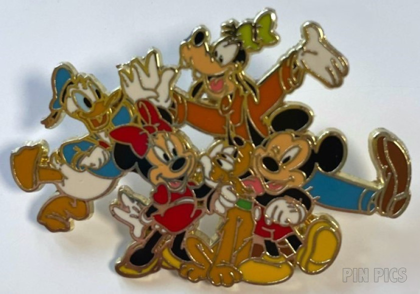 PP51198 - DLRP - Mickey, MInnie, Pluto, Donald, Goofy - Fab 5 - Group ...