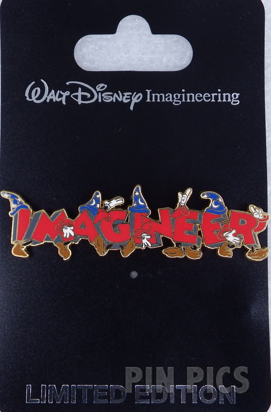 PP51235 - WDI - IMAGINEER Logo - Letters with Sorcerer Mickey Mouse ...