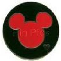 PP51305 - WDW - Red - Mickey Icon - Hidden Mickey 2006 - 2007 - PinPics