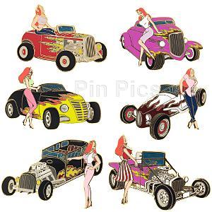 PP51899 - DS - Jessica Rabbit - Hot Rod - Set - PinPics