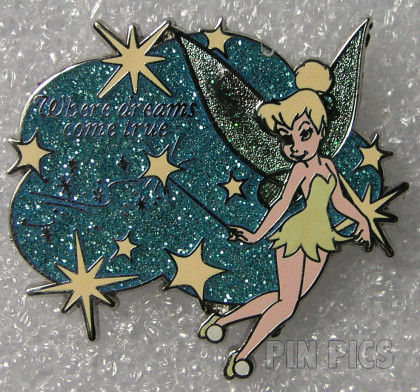 PP54034 - Tinker Bell - Pixie Dust - Where Dreams Come True - Version 3 - PinPics