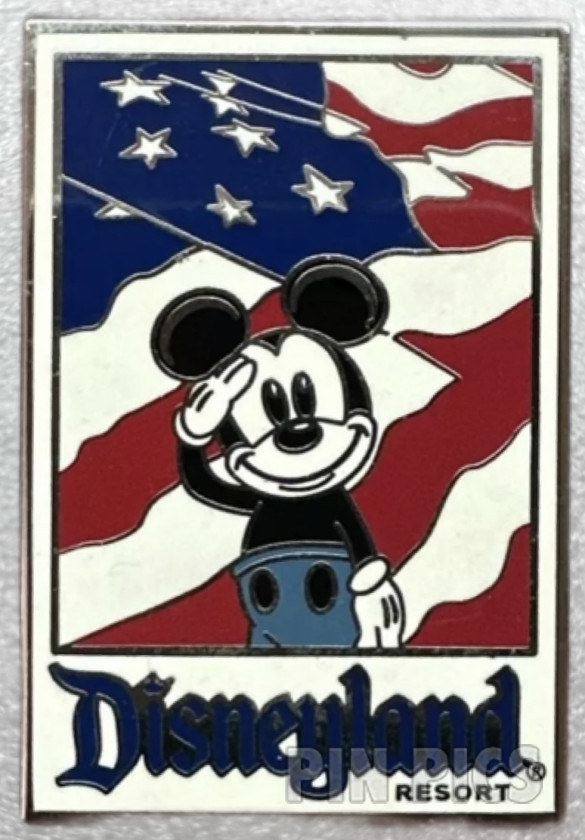 PP53981 - DLR - Patriotic Mickey - Saluting Flag - Disneyland Resort ...