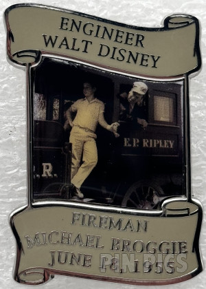 PP54166 - DLR - Walt Disney - Fireman Michael Broggie - June 18, 1955 ...