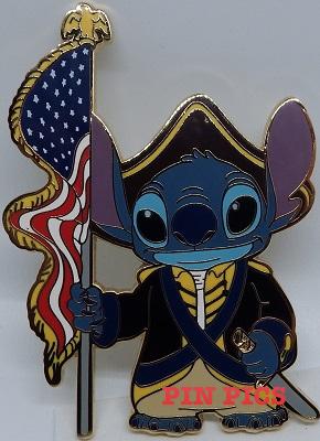 PP54561 - DS - Stitch - Revolutionary War Soldier - Flag - Branches of ...