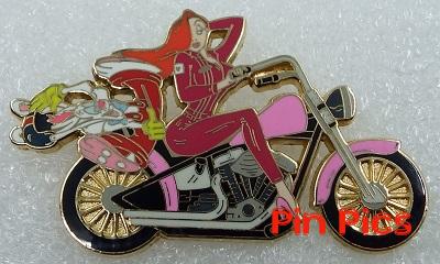 PP55814 - DS - Jessica and Roger Rabbit - Motorcycle - PinPics
