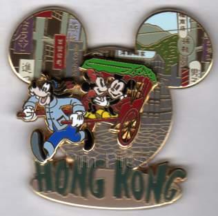 PP55439 - HKDL - Sight Seeing on a Rickshaw (Goofy, Mickey & Minnie ...
