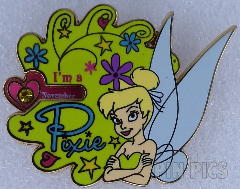 PP59138 - Tinker Bell - Peter Pan - I'm a Pixie - Birthstone Spinner ...