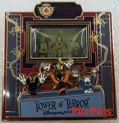 PP59047 - DLRP - Tower of Terror - Mickey, Goofy & Donald - Mirror Drop ...