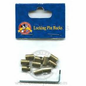 PP58938 - Locking Pin Backs - Set of 10 with Wrench - PinPics