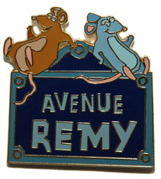 PP59941 - DLP - Ratatouille - 4 Pin Set (''Avenue Remy'' Only) - PinPics