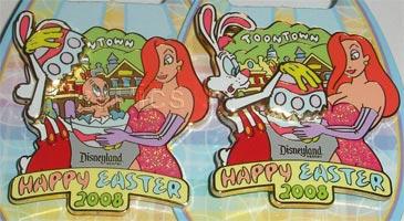 PP59963 - DLR - Happy Easter 2008 - Roger and Jessica Rabbit - PinPics