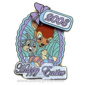 PP60304 - Burbank Studios Happy Easter 2008 - Bambi - PinPics