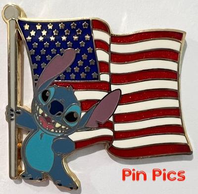 PP61627 - Patriotic Stitch - American Flag - PinPics