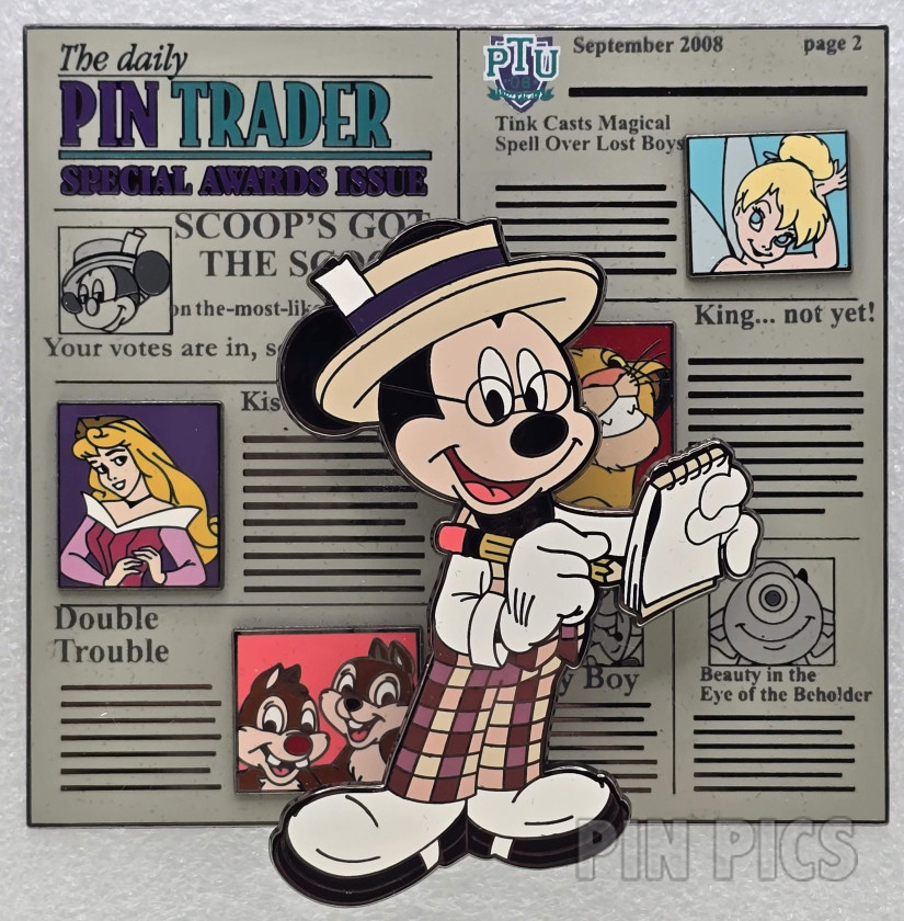 PP61870 - WDW - Mickey - Scoop Sanderson - Pin Trading University ...