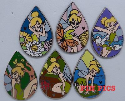PP61818 - DLR - Tinker Bell Nature Set - Hidden Mickey 2008 - PinPics