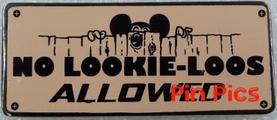 PP62519 - DEC - No Lookie-Loos Allowed Sign - PinPics