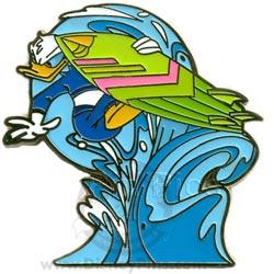 PP62628 - WDW - Spotlight - Surfing the Waves - Donald Duck - PinPics