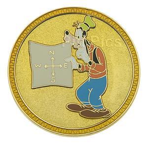 PP63357 - DS - Goofy - Map - Camp Disney - Badge - PinPics