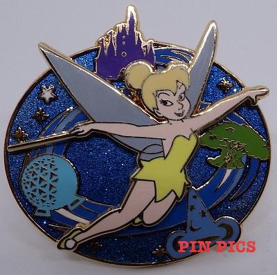 PP65349 - WDW - Four Disney Parks - Tinker Bell - PinPics