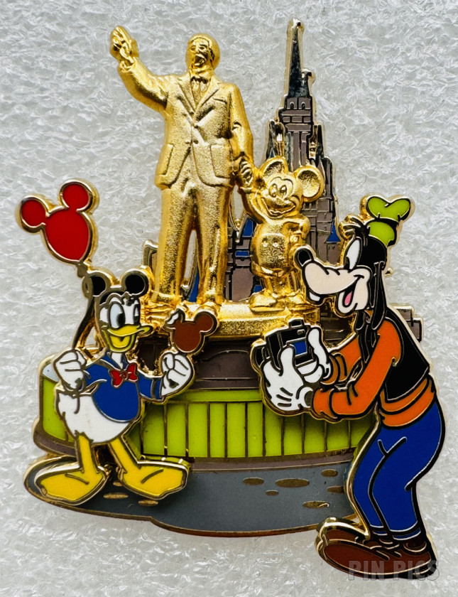 PP66856 - Mickey, Donald, Goofy - Partners Statue - PinPics