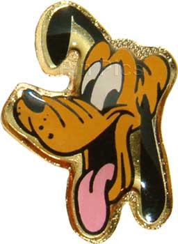 PP67396 - Pluto Head with Tongue Hanging Out - PinPics