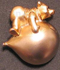 PP68656 - Pooh Riding Gold Balloon - PinPics