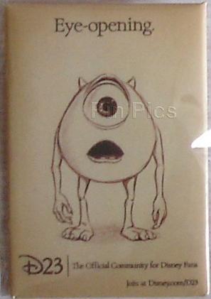 PP68777 - Button - Mike - Eye Opening - Monsters, Inc. - PinPics