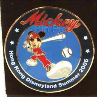 PP69506 - HKDL - Mickey Baseball - Ready to Swing - PinPics
