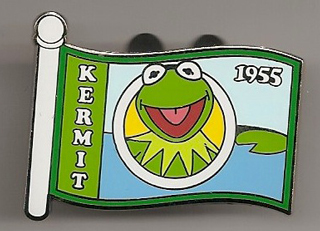 PP69840 - WDW - Kermit the Frog - Muppets - 1955 - Character Flag ...