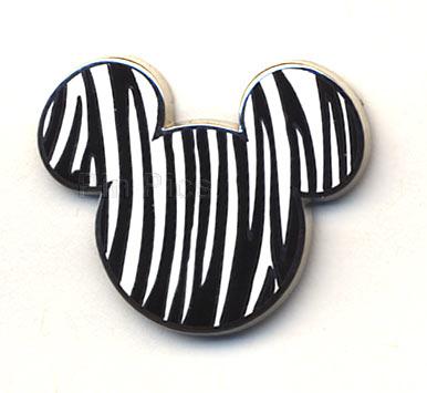PP70013 - Mickey Mouse Icon - Zebra Print - PinPics