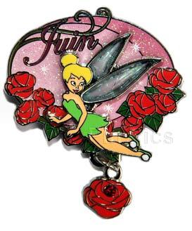 PP70507 - DLP - Tinker Bell Flower Of The Month - June - Red Rose - PinPics