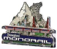 PP71831 - DLR - Disneyland Monorail Diorama - AP - Mickey's Pin Odyssey ...