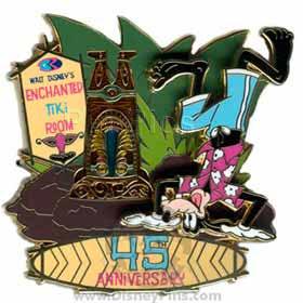 PP71200 - DLR - Goofy - AP - Tiki Room - 45th Anniversary - PinPics