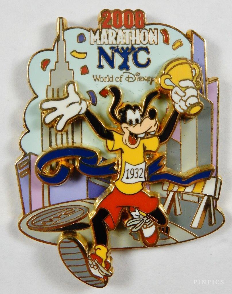 PP72547 - NYC WOD - 2008 Marathon - Goofy - PinPics