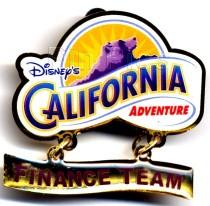 PP72216 - DLR - Disney's California Adventure - Finance Team - Dangle ...