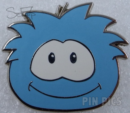 PP72945 - Light Blue Puffle - Club Penguin - Booster Pack - PinPics