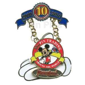 PP74613 - DLR - Disney Pin Trading 10th Anniversary - Decade of Magical ...