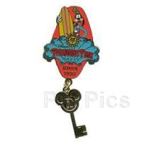 PP74713 - DLR - Disney's Paradise Pier® Hotel - Room Key (Goofy) - PinPics