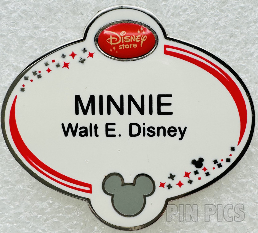 PP75466 - EU DS - Minnie - Name Tag - Cast Lanyard - PinPics