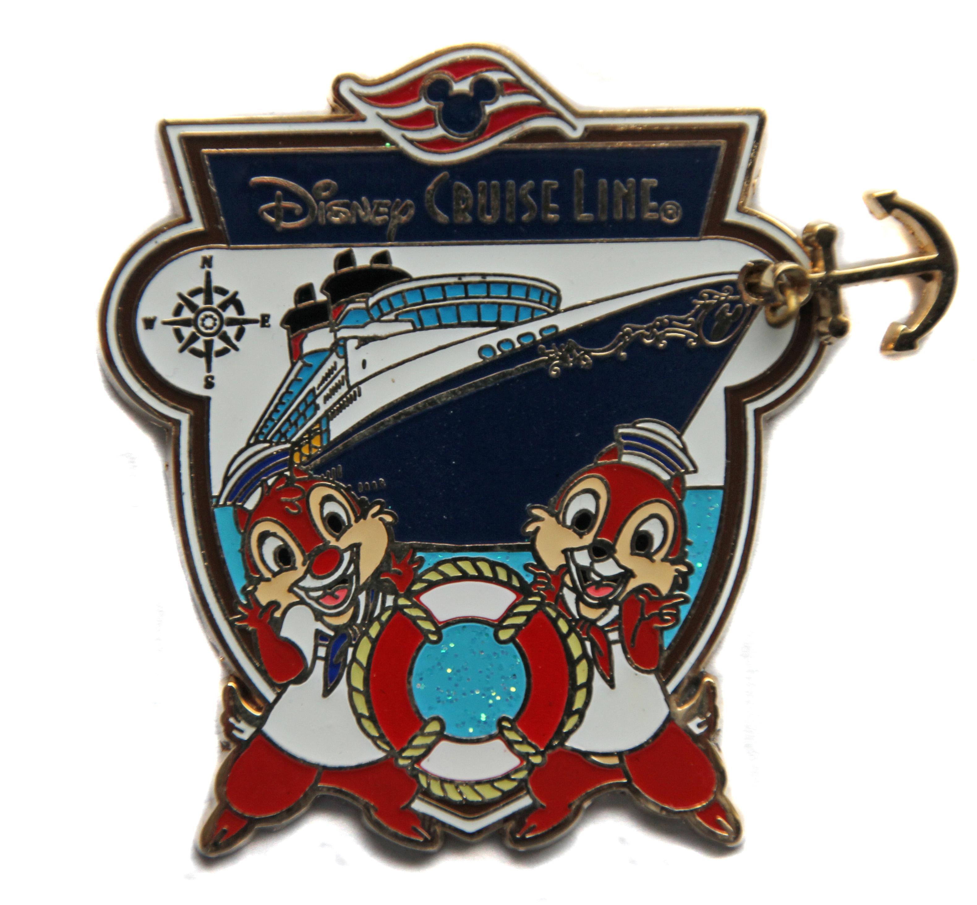 PP75962 - DCL - Characters with Ship - Chip and Dale - PinPics