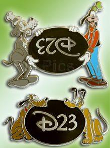 PP76030 - DMR - Goofy and Pluto D23 Movie Rewards - PinPics