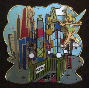 PP77638 - WOD NYC - Tinker Bell Flying Over Times Square - ARTIST PROOF ...