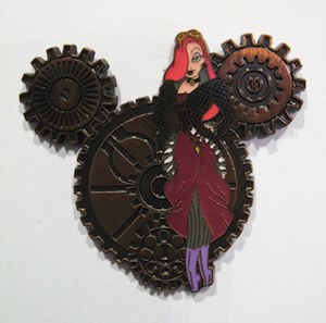 PP77800 - DS - Jessica Rabbit - Steampunk Gears - PinPics