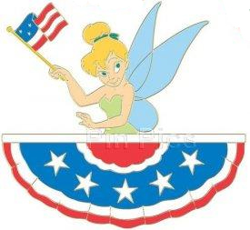 PP78402 - DS - Tinker Bell - Peter Pan - Americana Set - Waving Flag ...