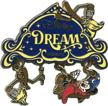 PP81990 - DCL - Disney Dream - Sorcerer Mickey Stern - PinPics