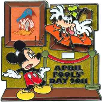 PP82927 - Mickey, Goofy - April Fools' Day 2011 - PinPics