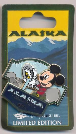 PP84480 - DCL - Alaska Port of Call - Mickey in Skagway - PinPics