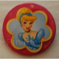 PP84888 - Mini Button - Cinderella Hand On Chest - PinPics