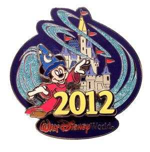 PP86790 - WDW - Sorcerer Mickey - PP - 2012 Cinderella Castle - PinPics